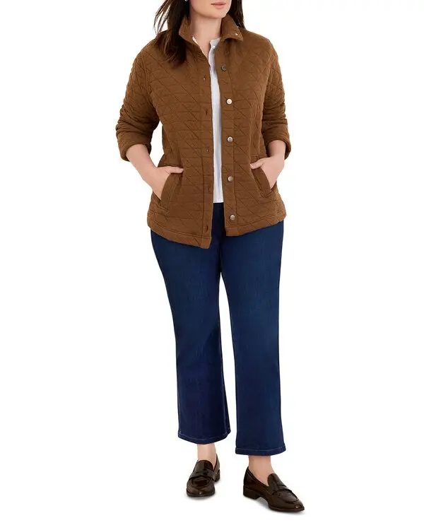 NIC+ZOE Quilted Femme Knit Jacket