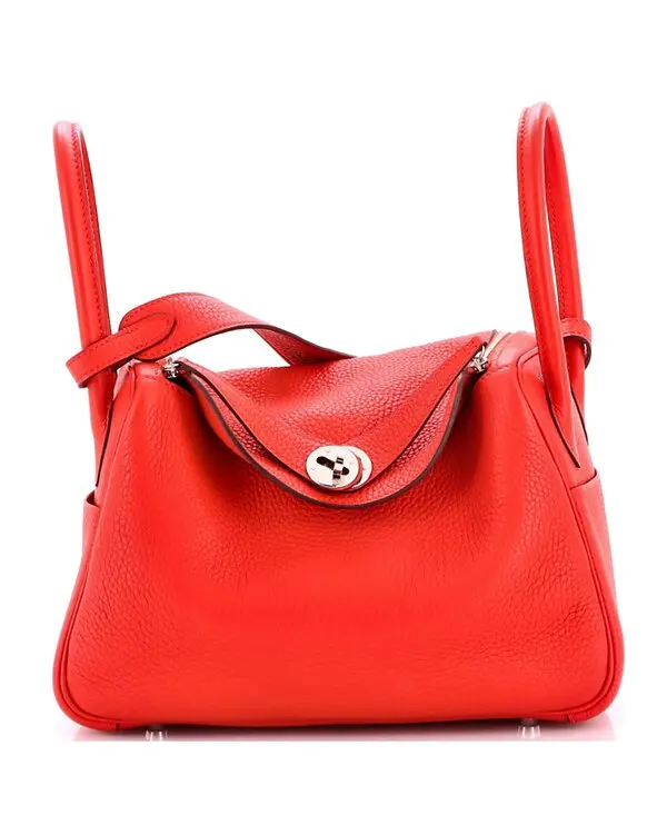 Hermès 26 Lindy Bag Clemence - Red