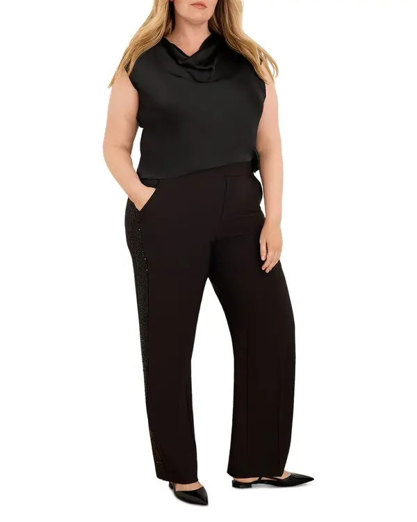 NIC+ZOE Drape Neck Day Gloss Tee