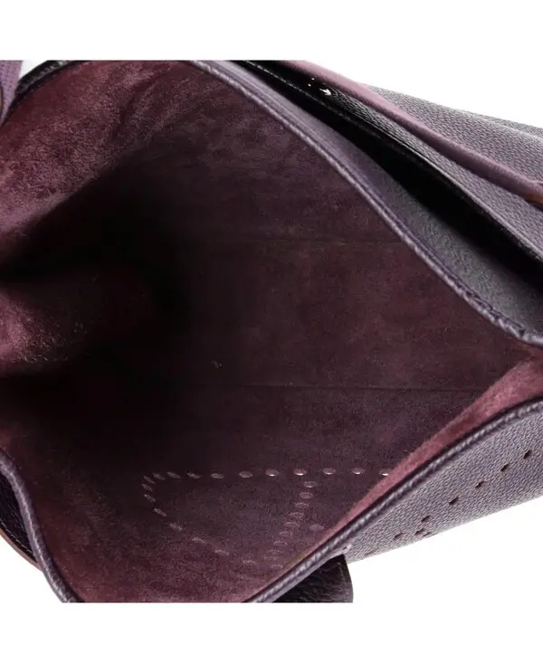 Hermès Gm Evelyne Bag Gen Iii Clemence - Purple