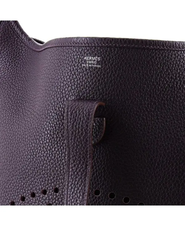 Hermès Gm Evelyne Bag Gen Iii Clemence - Purple