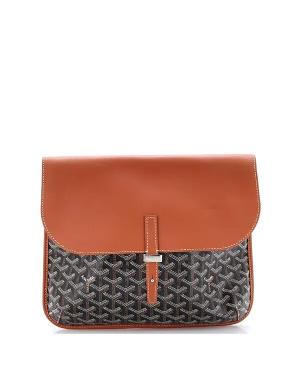 Goyard Coursier Messenger Bag Coated Canvas And Leather