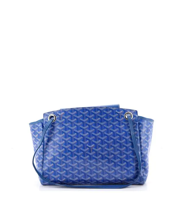 Goyard Pm Rouette Bag Coated Canvas - Blue