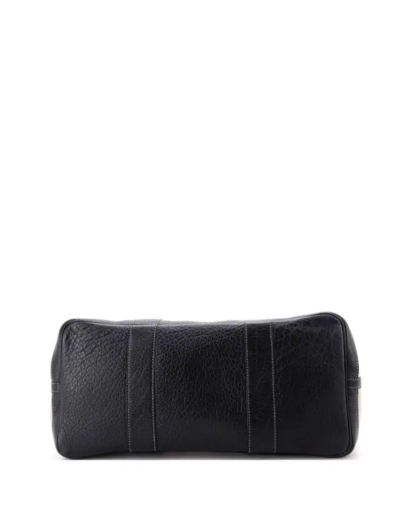 Hermès 36 Garden Party Tote Toile And Leather - Black