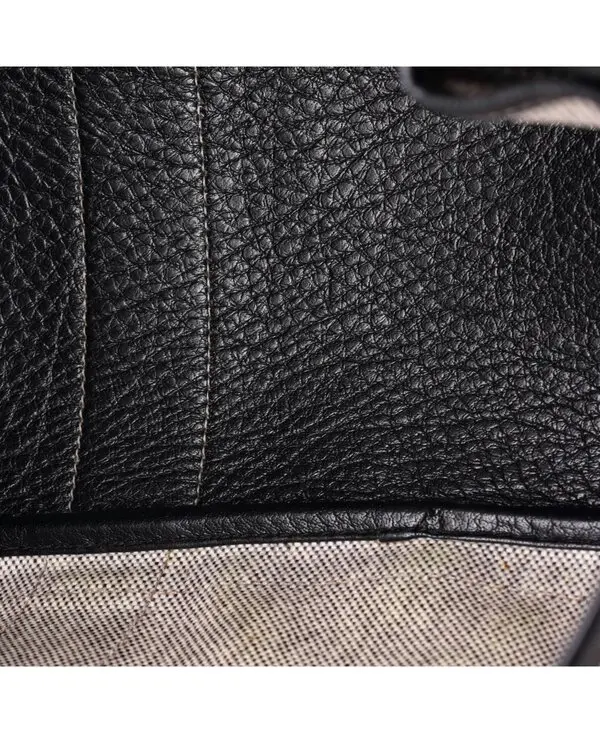 Hermès 36 Garden Party Tote Toile And Leather - Black