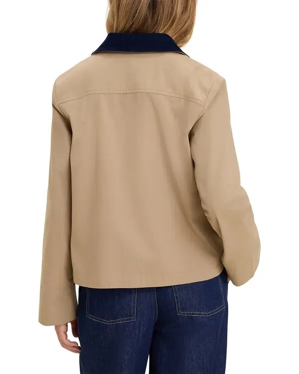 NIC+ZOE Cord Collar Twill Jacket