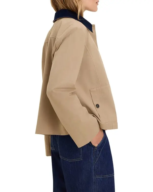 NIC+ZOE Cord Collar Twill Jacket