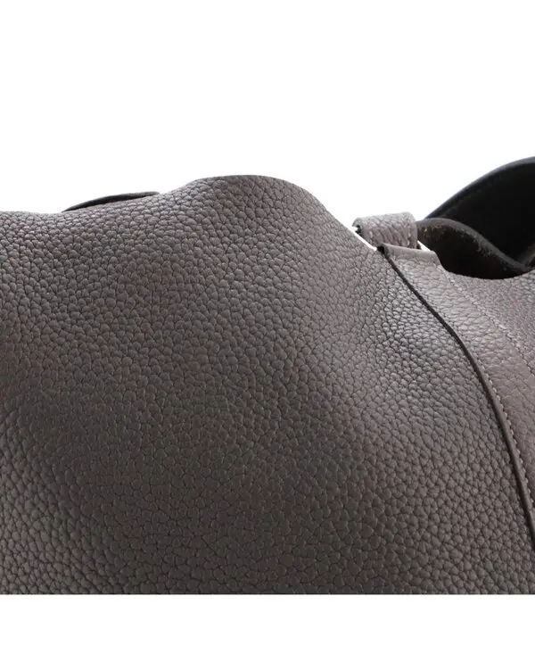 Hermès Gm Picotin Lock Bag Clemence - Gray