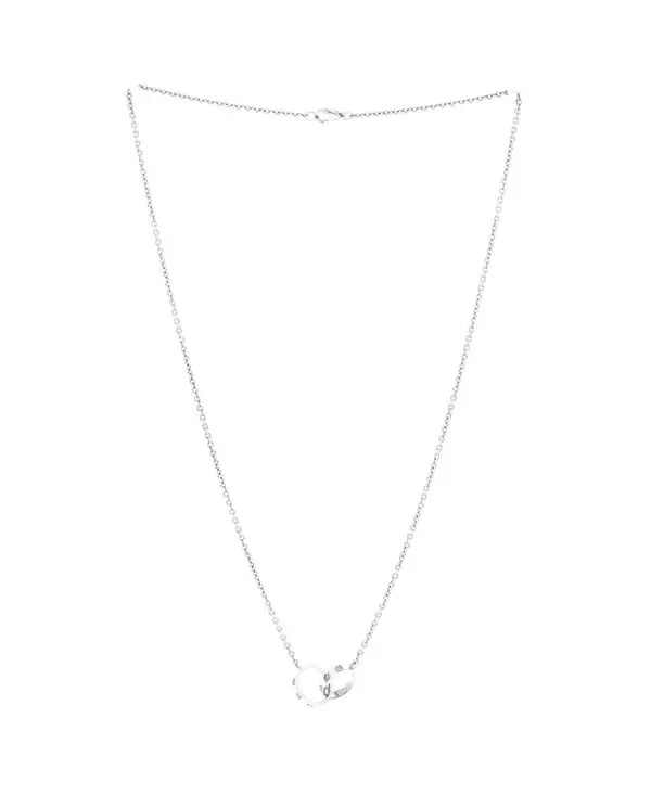 CARTIER Love Interlocking Necklace 18k Gold, 17.25