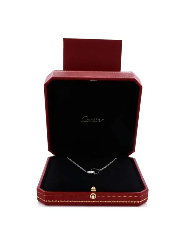 CARTIER Love Interlocking Necklace 18k Gold, 17.25