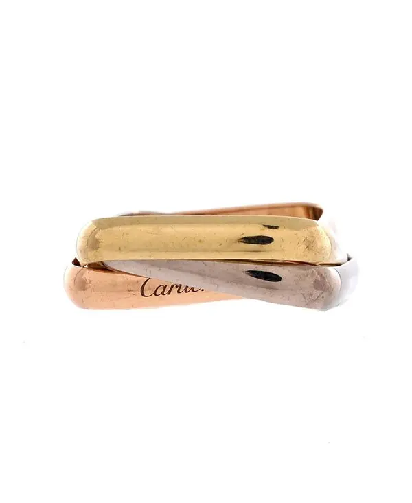 CARTIER Medium Trinity Cushion Ring 18k Tricolor