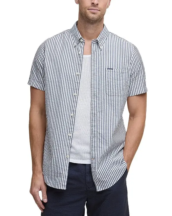Barbour Cresswell Seersucker Cotton Summer Shirt