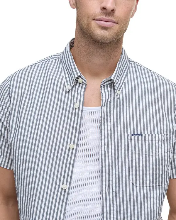 Barbour Cresswell Seersucker Cotton Summer Shirt