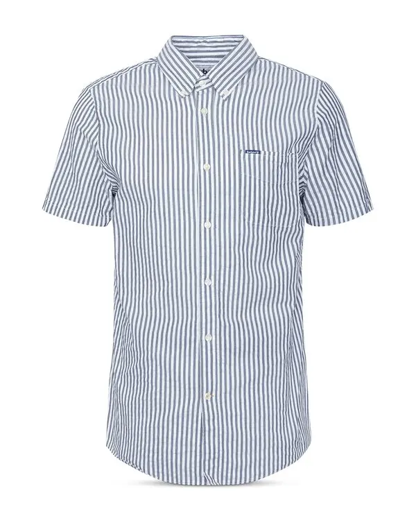 Barbour Cresswell Seersucker Cotton Summer Shirt