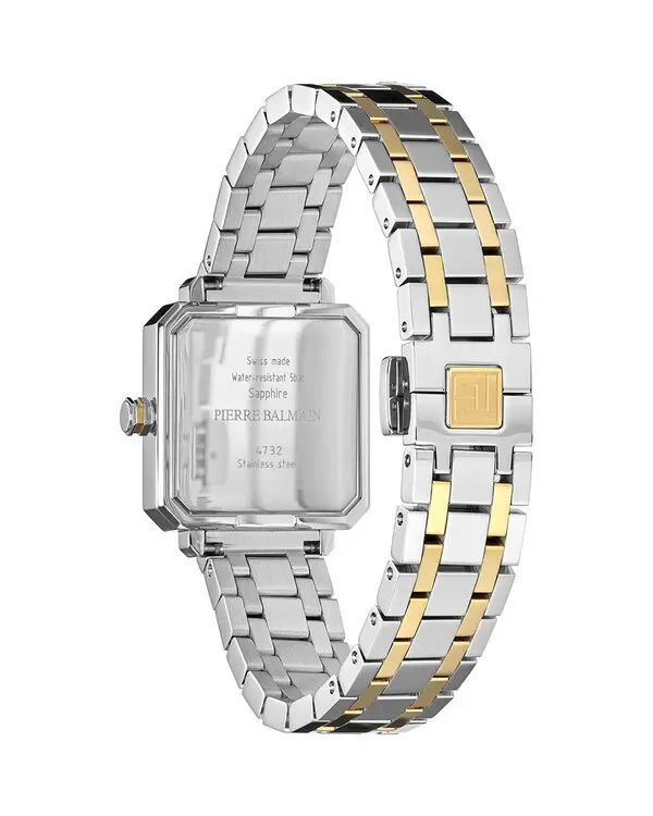 Balmain Eirini Two Tone Square Watch