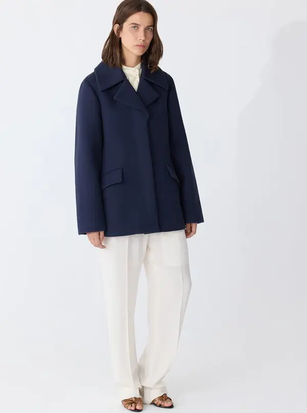 CALLAS MILANO Lucky" Peacoat With Waisted Silhouette