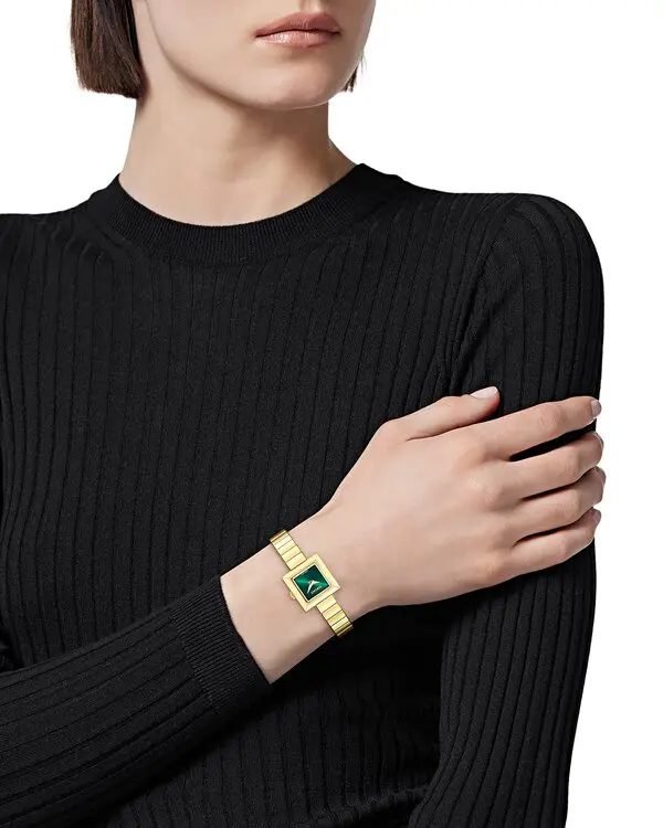Versace V-square Petite Bracelet Watch, 18mm X 18mm