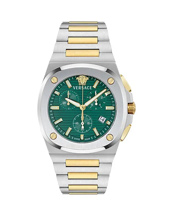Versace Tolomeo Chrono Bracelet Watch, 40mm X 49mm