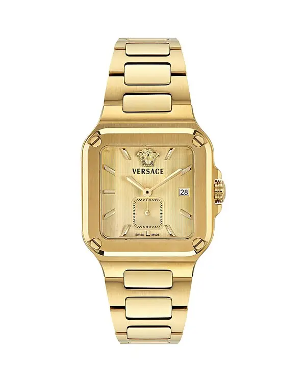 Versace Greca Edge Bracelet Watch, 38mm X 49mm