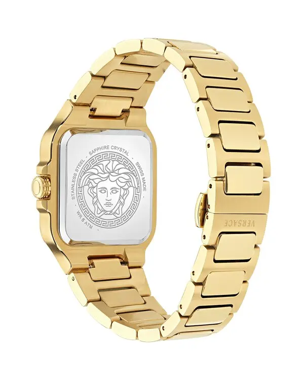 Versace Greca Edge Bracelet Watch, 38mm X 49mm