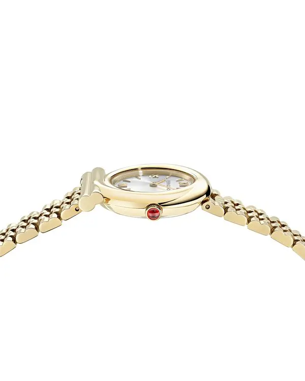 FERRAGAMO Gancini Twisted Bracelet Watch, 28mm