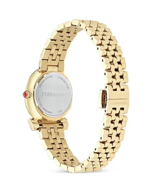 FERRAGAMO Gancini Twisted Bracelet Watch, 28mm