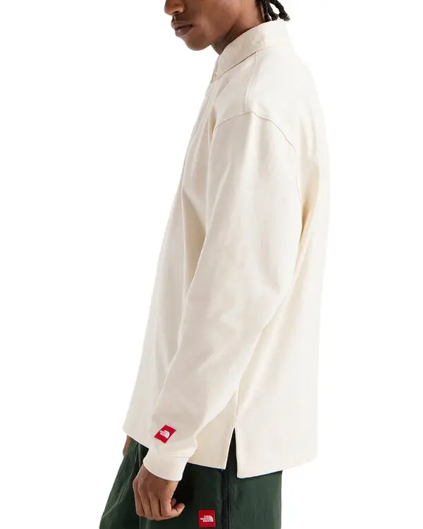 The North Face Oversized Fit Tnf Red Box Rugby Shirt