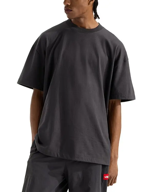 The North Face Oversized Fit Tnf Red Box Graphic Short Sleeve Tee - Obsidian