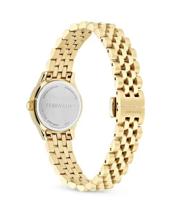 FERRAGAMO Duo Mini Diamond Watch, 25mm