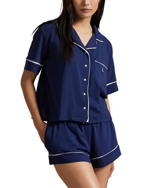 Polo Ralph Lauren Short Sleeve Pajama Set - Navy