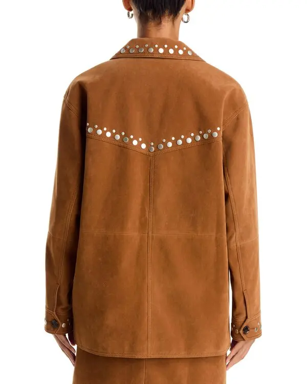 3.1 Phillip Lim Studded Faux Suede Western Jacket