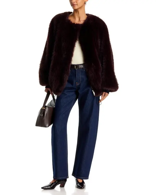 3.1 Phillip Lim Faux Fur Blouson Jacket