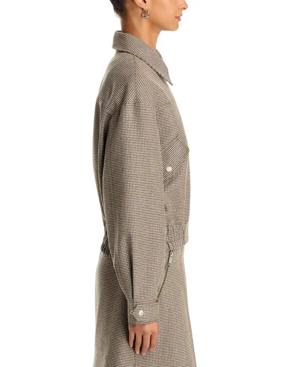 3.1 Phillip Lim Tweed Blouson Bomber Jacket