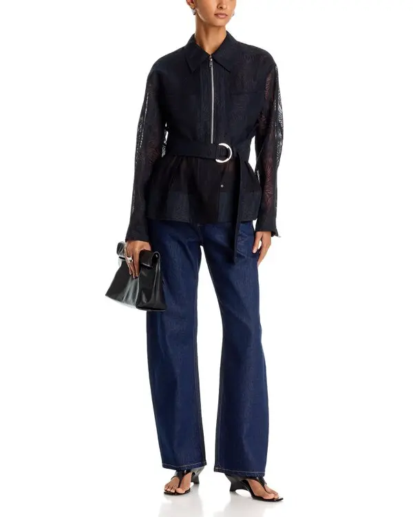 3.1 Phillip Lim Organza Fil Coupe Utility Jacket