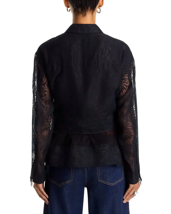 3.1 Phillip Lim Organza Fil Coupe Utility Jacket