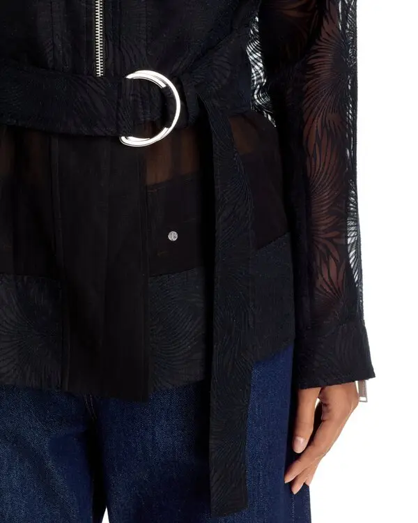 3.1 Phillip Lim Organza Fil Coupe Utility Jacket