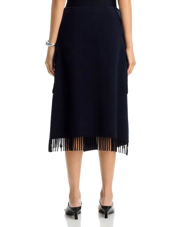 3.1 Phillip Lim Wool Blend Wrap Skirt
