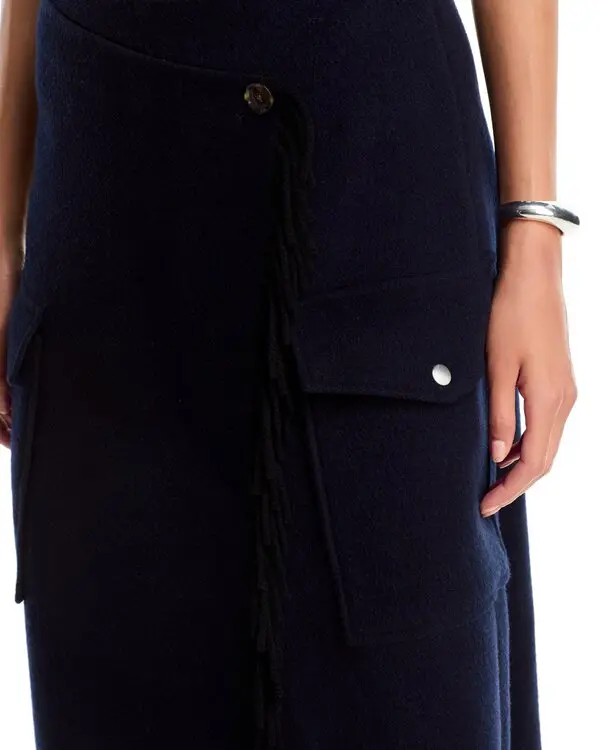 3.1 Phillip Lim Wool Blend Wrap Skirt