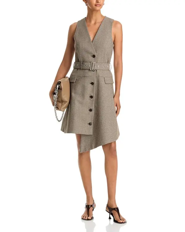 3.1 Phillip Lim Belted Tweed Dress