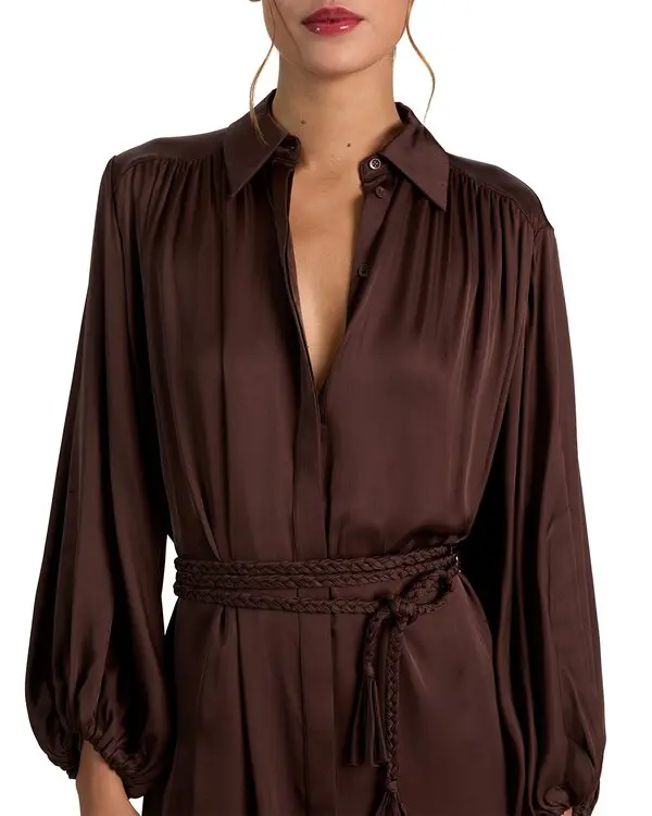 Alice + Olivia Margaux Blouson Sleeve Mini Dress