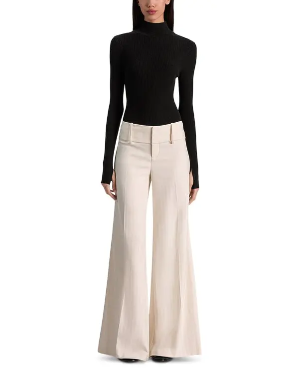 Alice + Olivia Roberta Ribbed Turtleneck Sweater