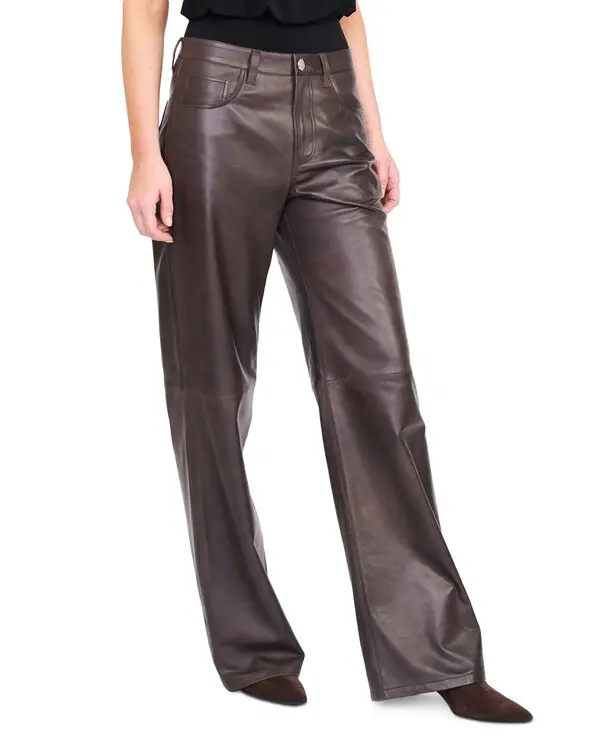 Staud Gus Leather Pants