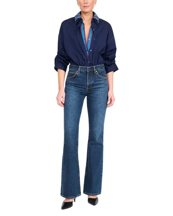 Staud Uptown Cotton Stretch Bodysuit
