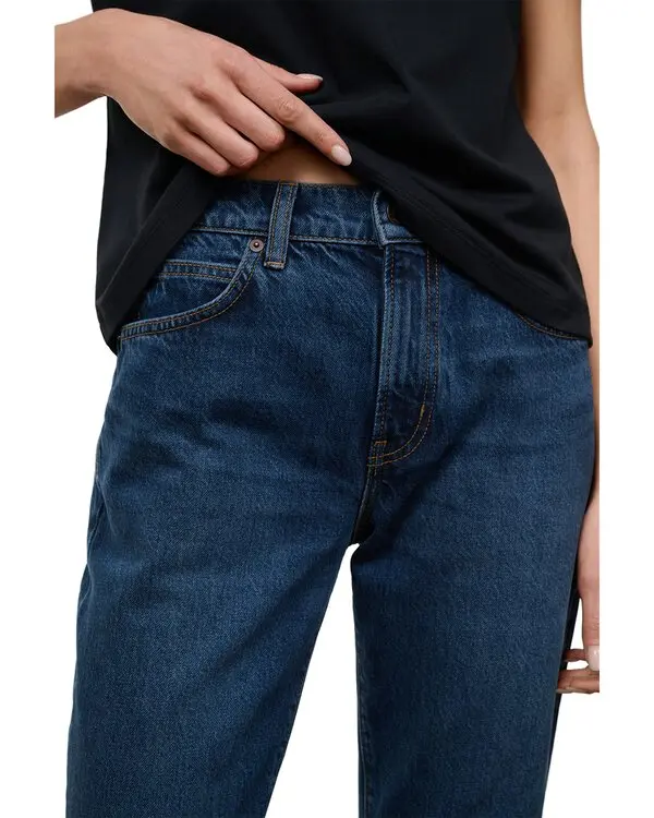 Staud Franky Mid Rise Flare Jeans