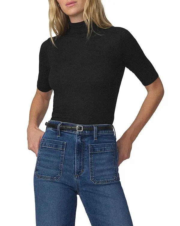 Joe's Jeans The Tony Half Sleeve Top - Black