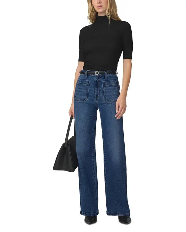 Joe's Jeans The Tony Half Sleeve Top - Black