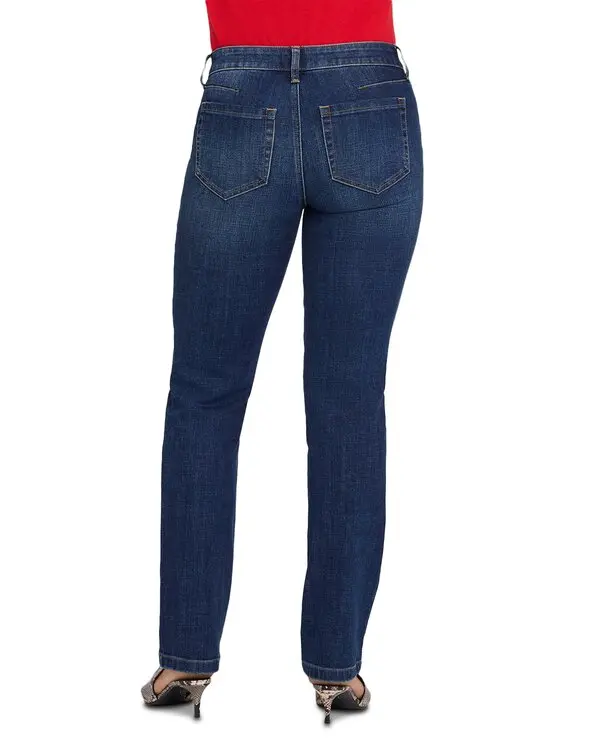 NYDJ Marilyn High Rise Straight Jeans