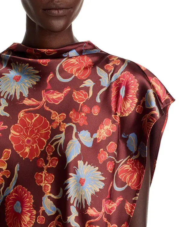 Tanya Taylor Adrian Mock Neck Top