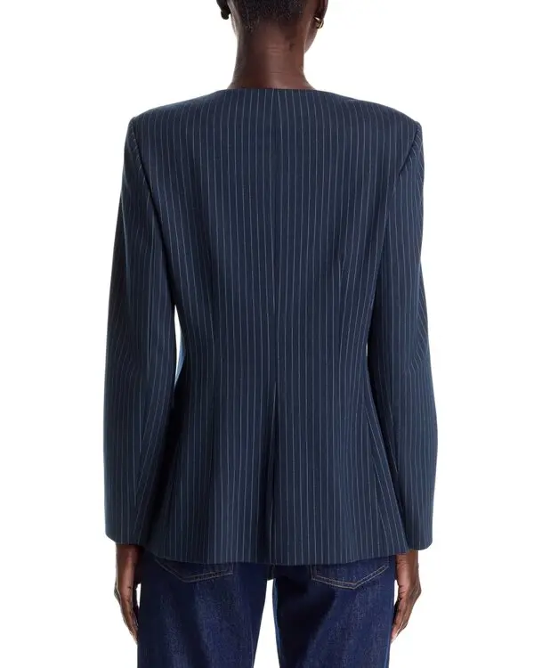 Tanya Taylor Heather Button Up Blazer