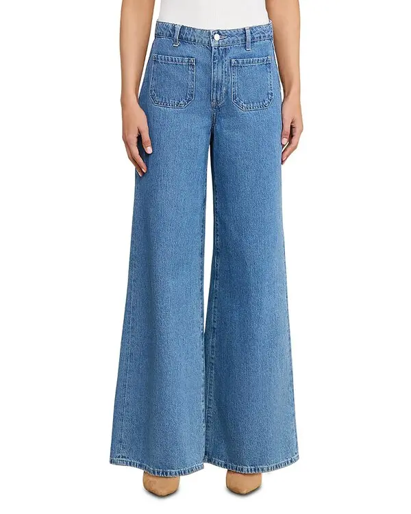L'Agence Declan High Rise Wide Leg Jeans